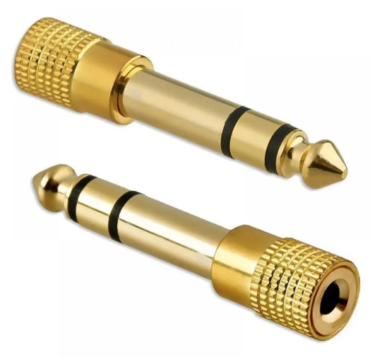 Adaptador Plug 6.5 Macho – 3.5 Hembra (PAR) Liria P1017 | La Sexta Mayor