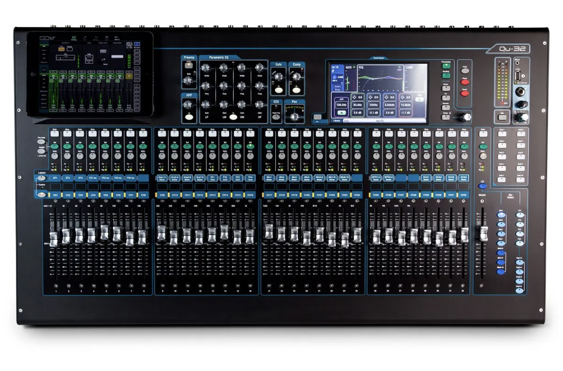 Consola digital Allen & Heath QU32 – con faders motorizados | La Sexta ...